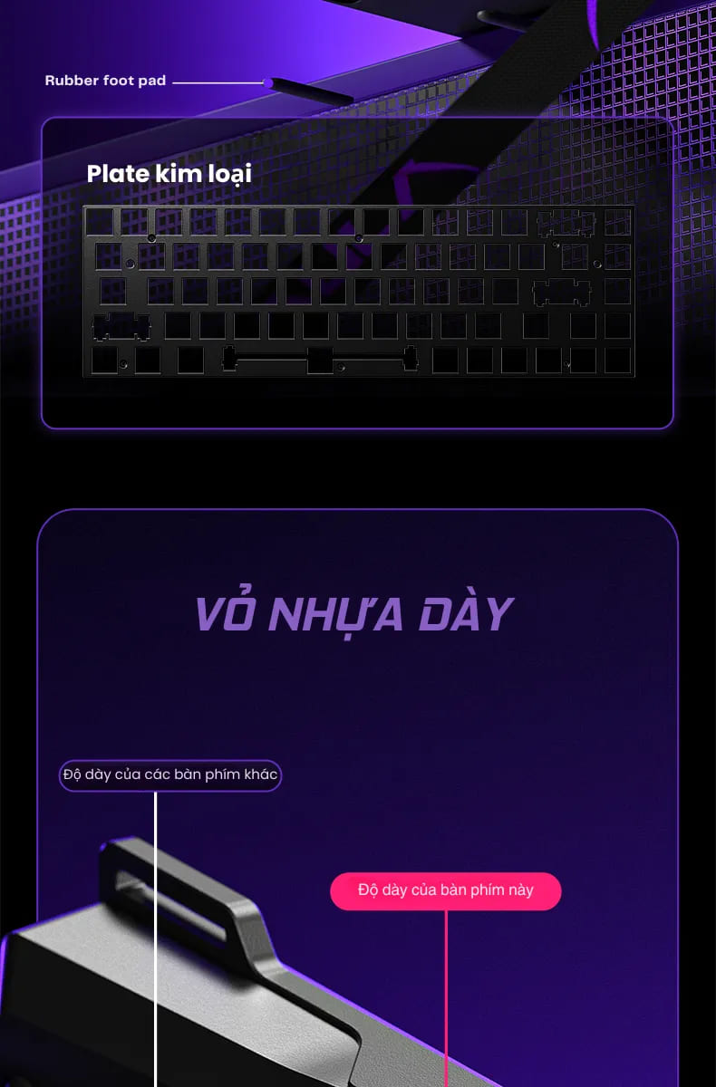 Bàn Phím Gaming AULA Win 68 HE RGB Black | Rapid trigger, Chính hãng ...